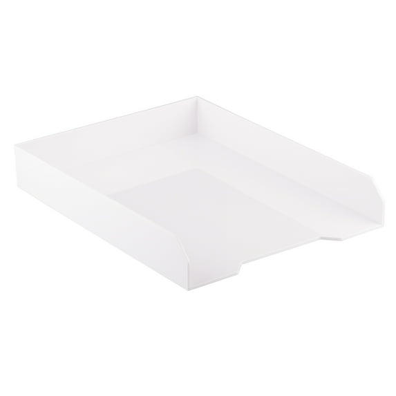 JAM Paper Stackable Paper Trays, White, 1/Pack - Walmart.com