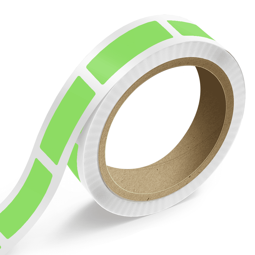 JAM Paper Standard Label Rolls, Rectangle, 1 1/2 x 5, Neon Green, 125 ...