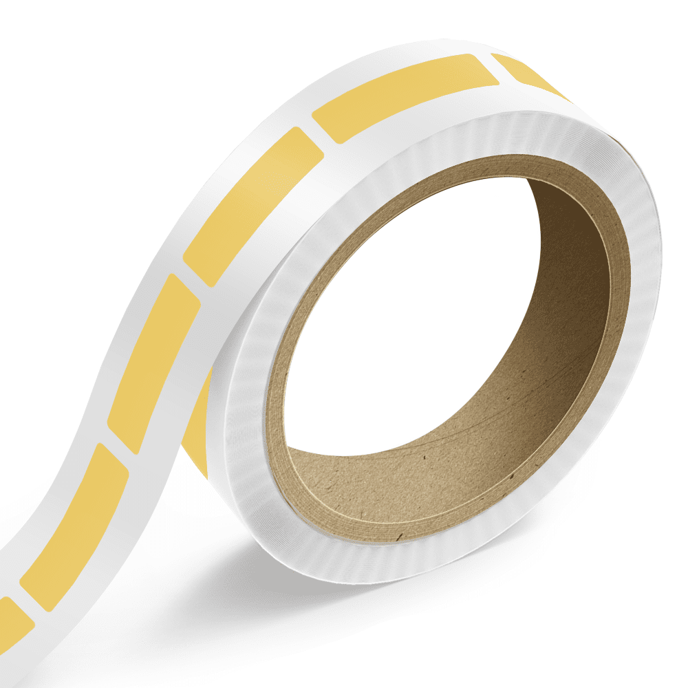 JAM Paper Standard Label Rolls, Rectangle, 1 x 4, Gold Metallic Foil ...