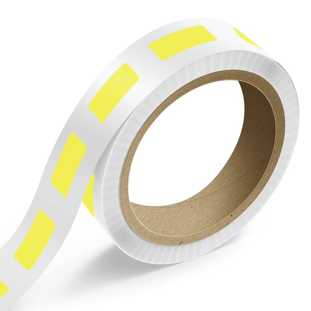 JAM Paper Standard Label Rolls, Rectangle, 15/16 x 2 1/2, Neon Yellow ...