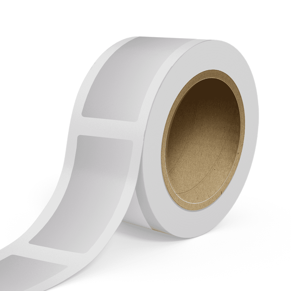 JAM Paper Standard Label Rolls, Rectangle, 2 1/2 x 5, Silver Metallic ...