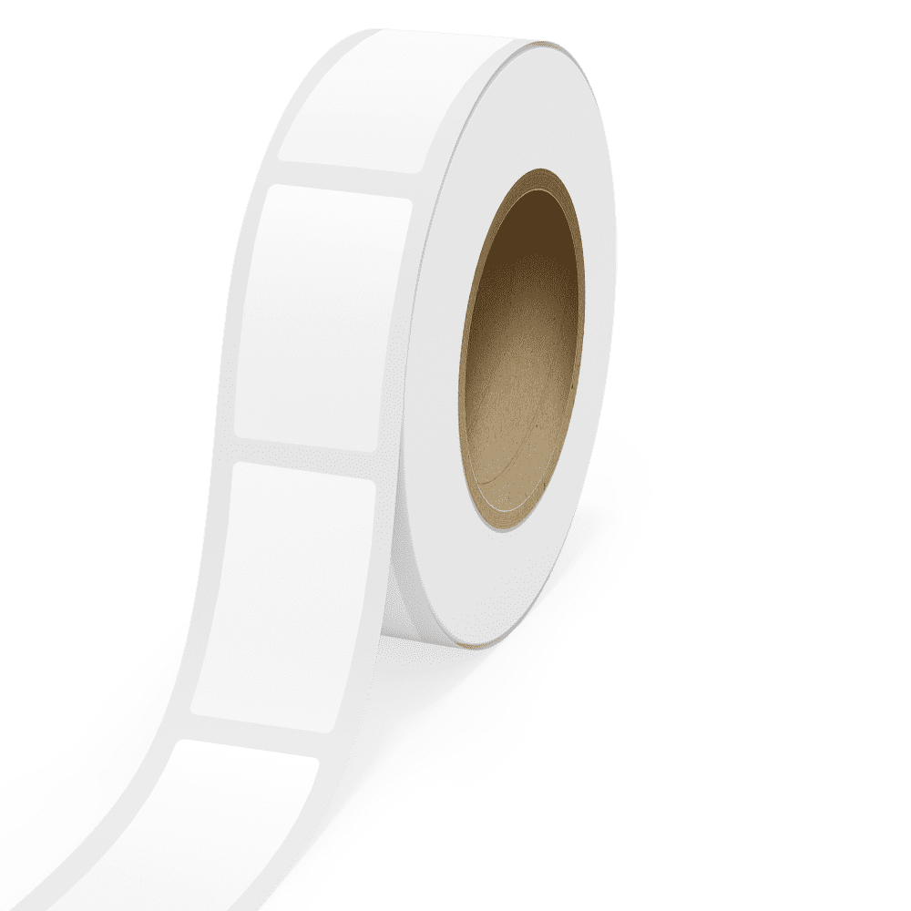 JAM Paper Standard Label Rolls, Rectangle, 2 1/4 x 4, White Glossy, 125 ...