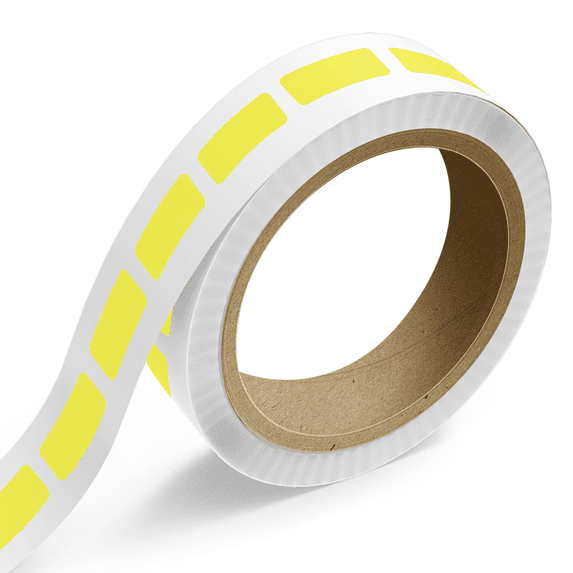 JAM Paper Standard Label Rolls, Rectangle, 3/4 x 1 3/4, Neon Yellow ...