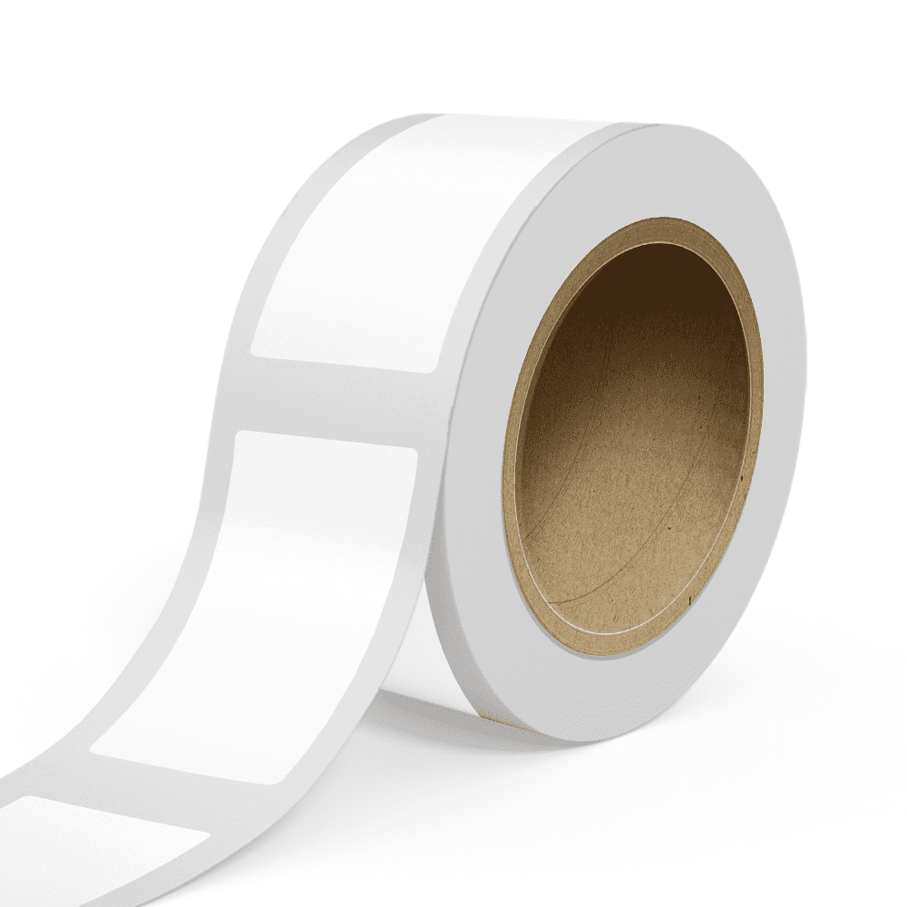 JAM Paper Standard Label Rolls, Rectangle, 3 x 5 1/2, White Glossy, 125 ...