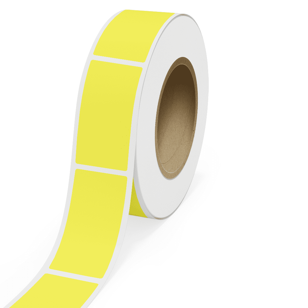 JAM Paper Standard Label Rolls, Rectangle, 3 x 6, Neon Yellow, 125 ...