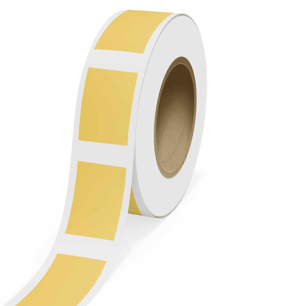 JAM Paper Standard Label Rolls, Rectangle, 4 x 6, Gold Metallic Foil ...