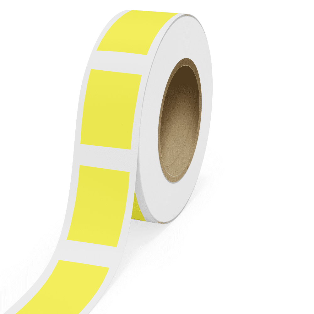 JAM Paper Standard Label Rolls, Rectangle, 4 x 6, Neon Yellow, 125 ...