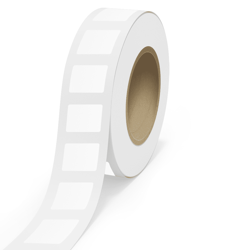 JAM Paper Standard Label Rolls, Rectangle, Peel Labels, White Glossy ...
