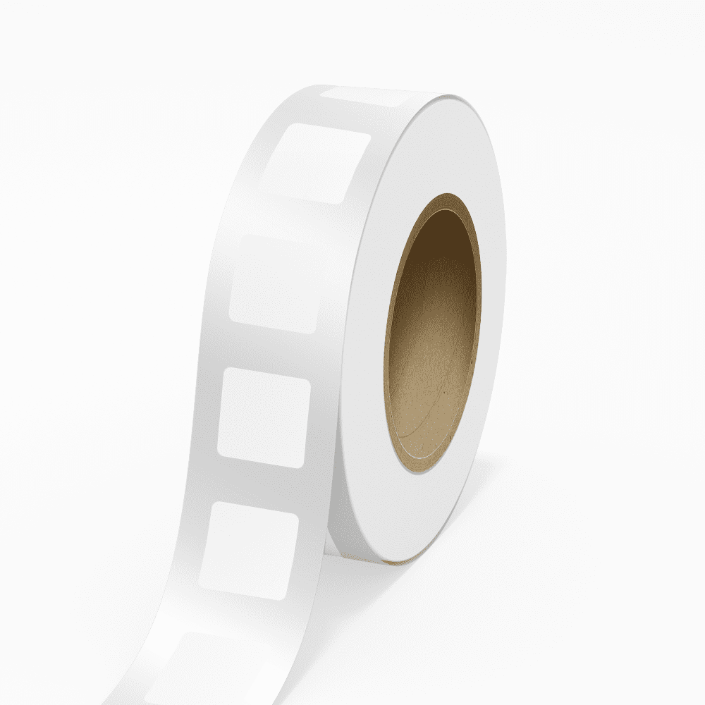 JAM Paper Standard Label Rolls, Square, 2 x 2, White Glossy, 125 Labels ...