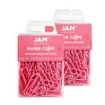 JAM Paper Standard Paper Clips, Pink, 2/Pack, Small 1 inch - Walmart.com