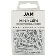 JAM Paper Standard Paper Clips, White, 2/Pack, Small 1 Inch - Walmart.com