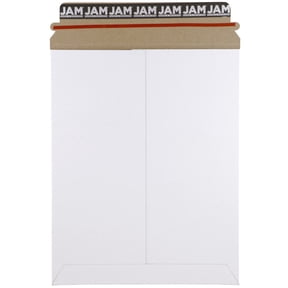 Maxtek 100 Pack Stay Flat Rigid Photo & Document White Cardboard ...