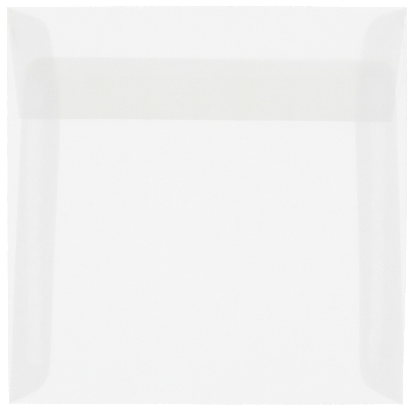 JAM Paper Translucent Square Envelopes, 6.5 x 6.5, Clear, 50 per Pack ...