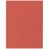 JAM Paper Translucent Vellum Paper, 8 1/2 x 11, 30lb Terracotta Red ...