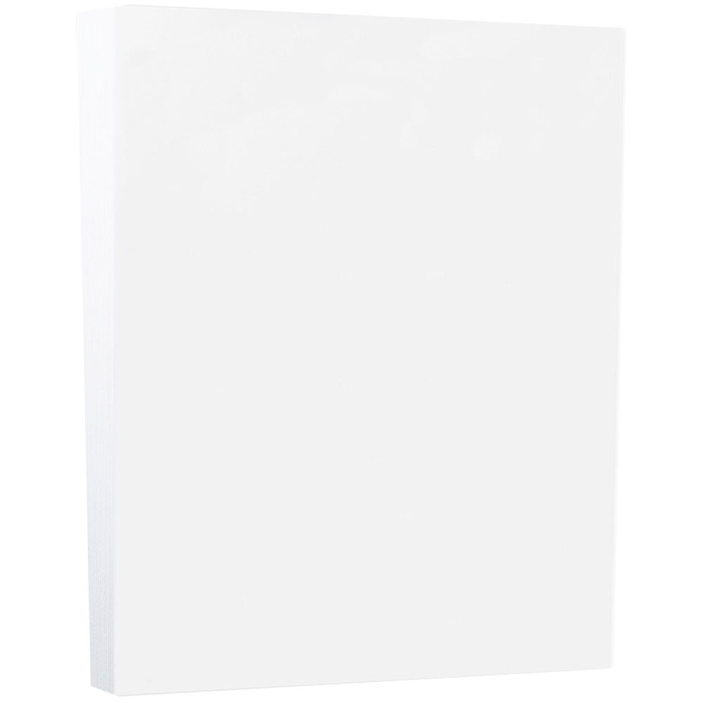 JAM Paper Vellum Bristol 110lb Index Cardstock, 8 1/2 x 11 Coverstock ...