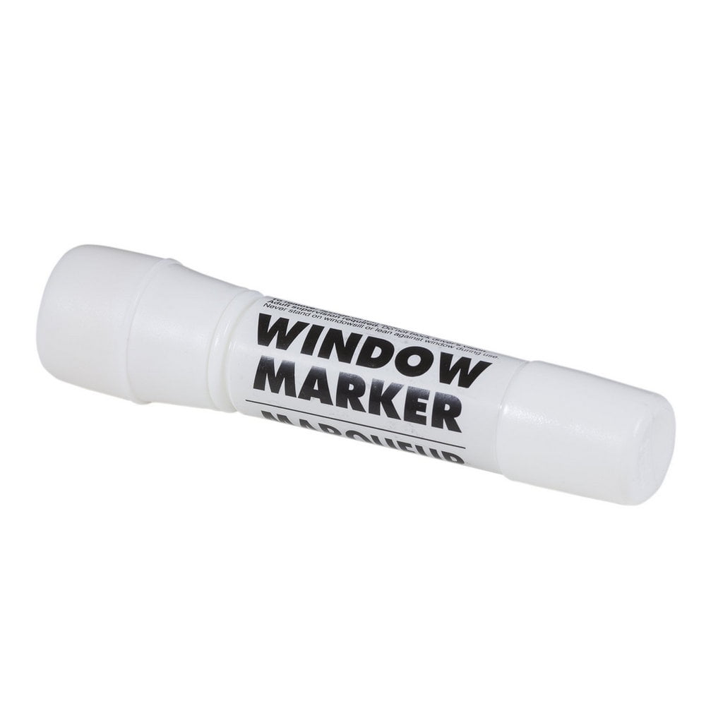 JAM Paper White Window Markers, Washable, Sponge Point, White - Walmart.com