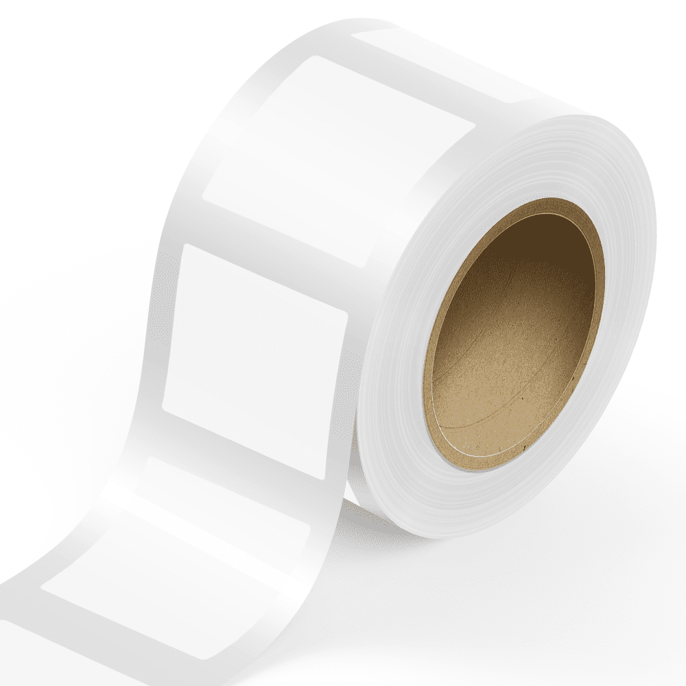 JAM Paper Window Decal Labels, Square, 4 x 4, White, 250 Labels/Roll ...