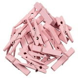 JAM Paper Wood Clip Clothespins, Pink, 1 3/8in, 20 per Pack - Walmart.com