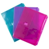 JAM Plastic 3, Hole Envelopes, 8.6x11.5x1, 6/Pack, Assorted Fashion ...