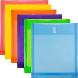 JAM Plastic Hook & Loop Envelopes, 9.8x11.8x1, 12/Pack, Assorted, 1 ...