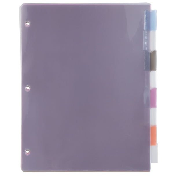 JAM Plastic Index 8, Tab Dividers, Multicolor, 1/Pack, 9.75 x 11.5 ...
