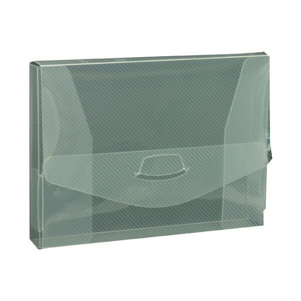 JAM Plastic Tuck Flap Portfolio, 4.5x6.1x.9, 1/Pack, Clear Grid ...