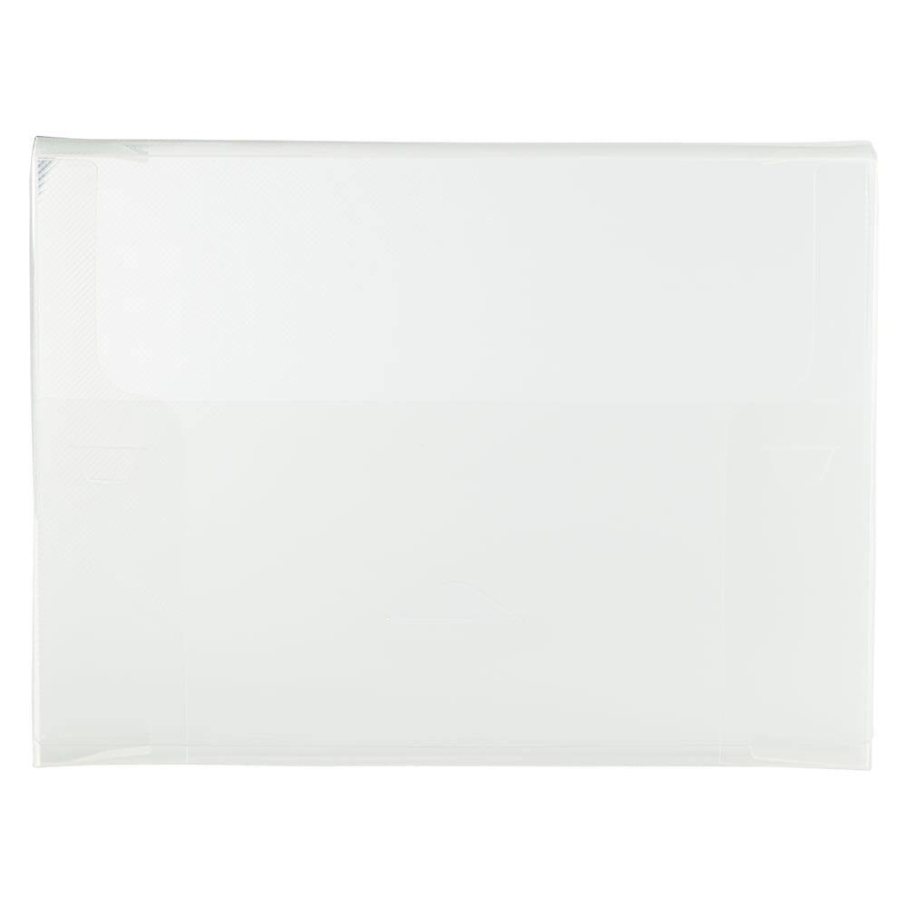 JAM Plastic Tuck Flap Portfolio, 9.5x12.4, 1/Pack, Clear Grid - Walmart.com
