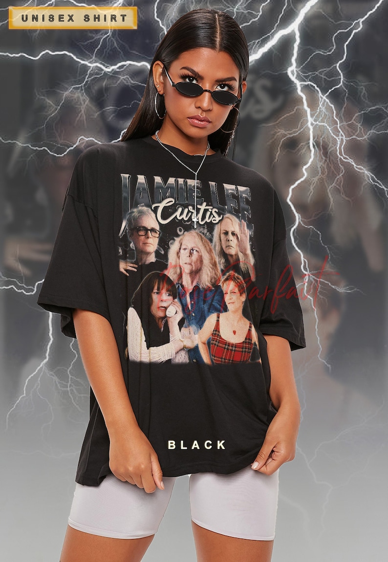 JAMIE LEE CURTIS Tribute T-shirt - Jamie Lee Curtis Vintage Tees ...