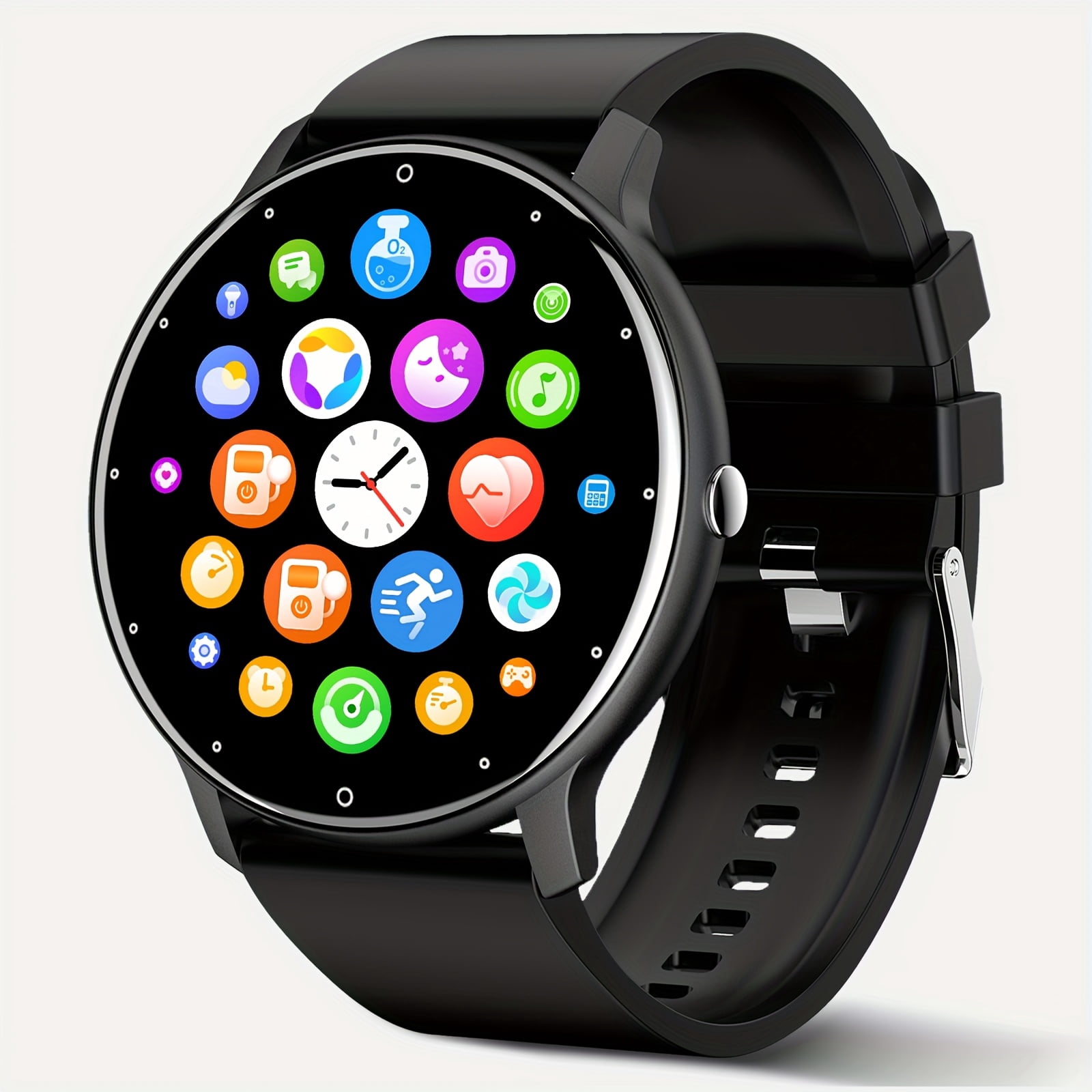 JAMONEY Smartwatch: 1.39" Touch, Sports Modes, Step Counter, Music ...
