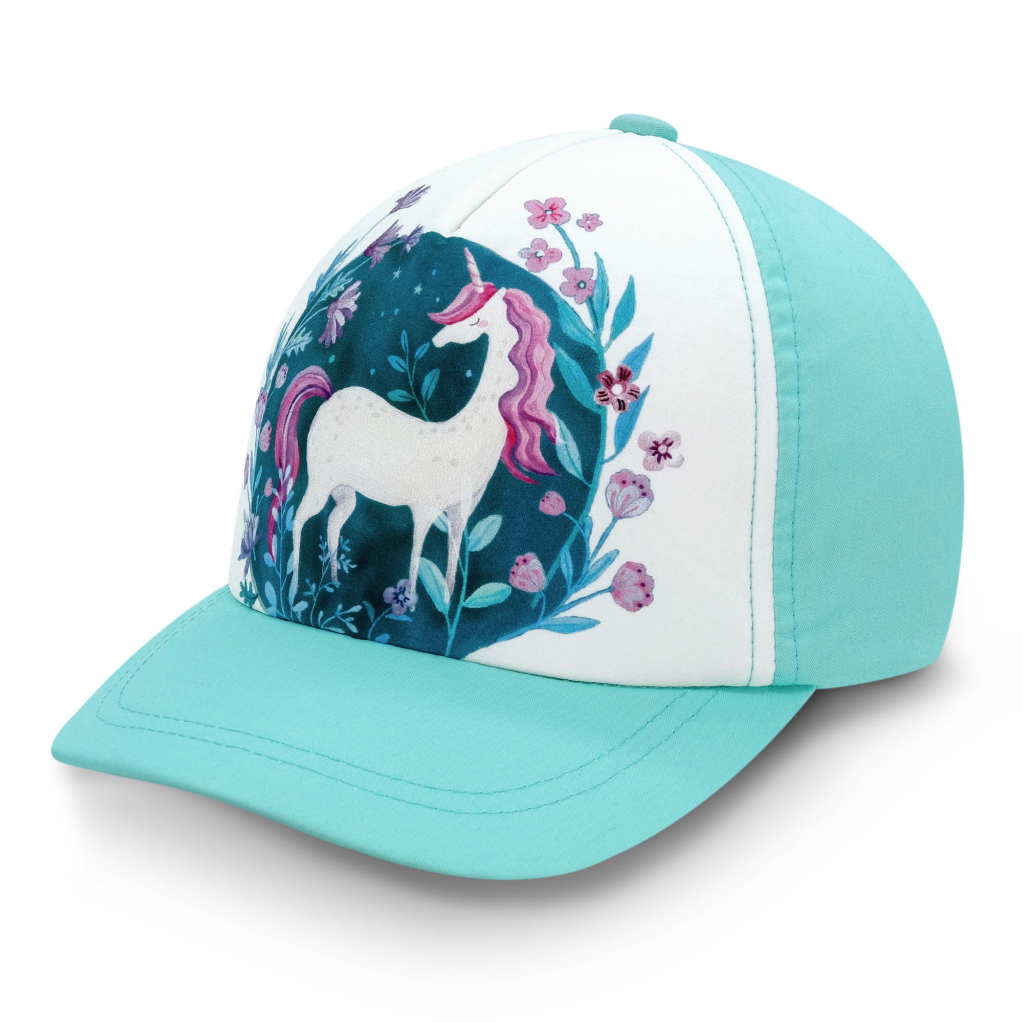JAN & JUL Baby Snapback Sun Hat, UPF 50+ Toddler Base-Ball Cap (Unicorn ...