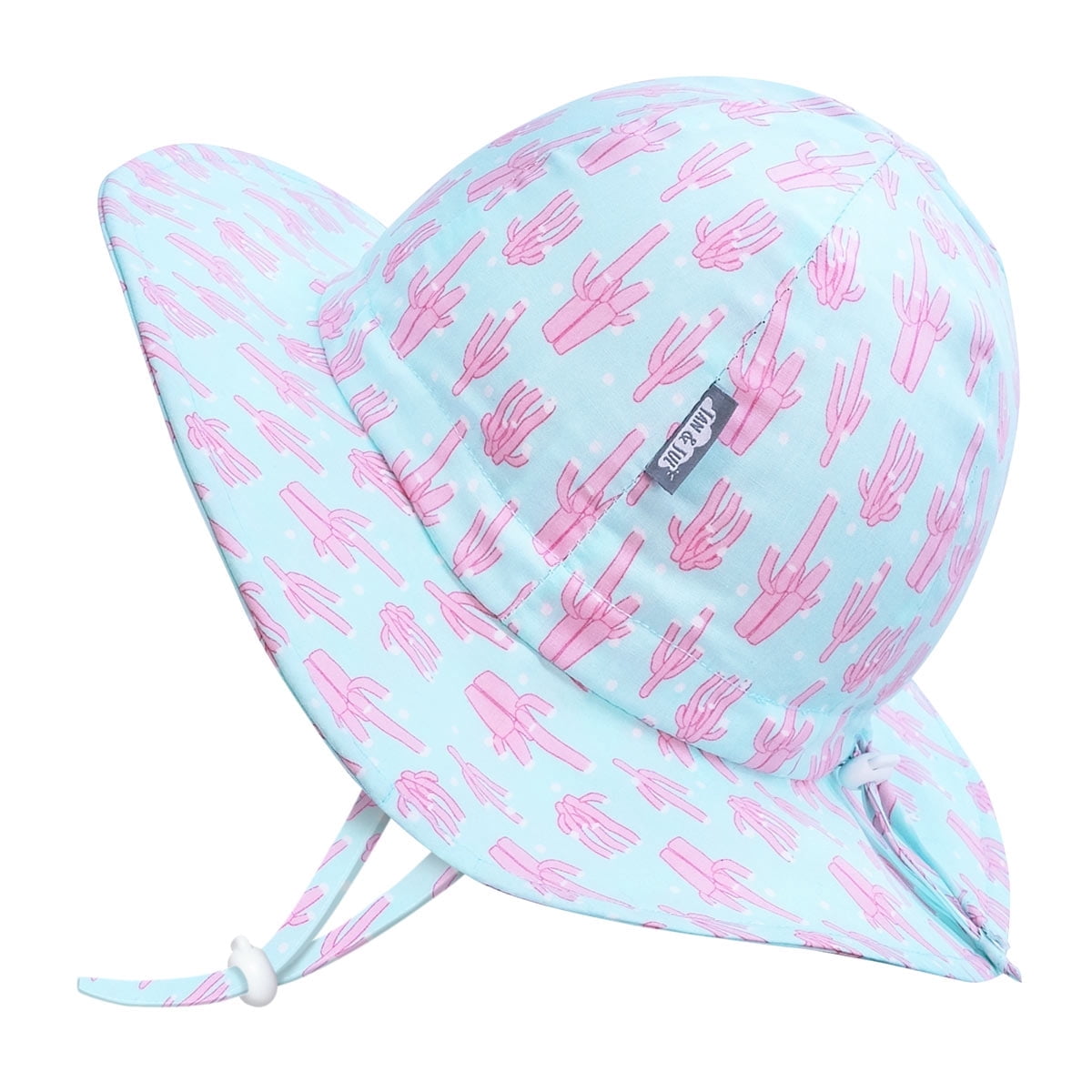 JAN & JUL Baby Sun Hat Cotton UPF50, Adjustable Straps with Break-away ...