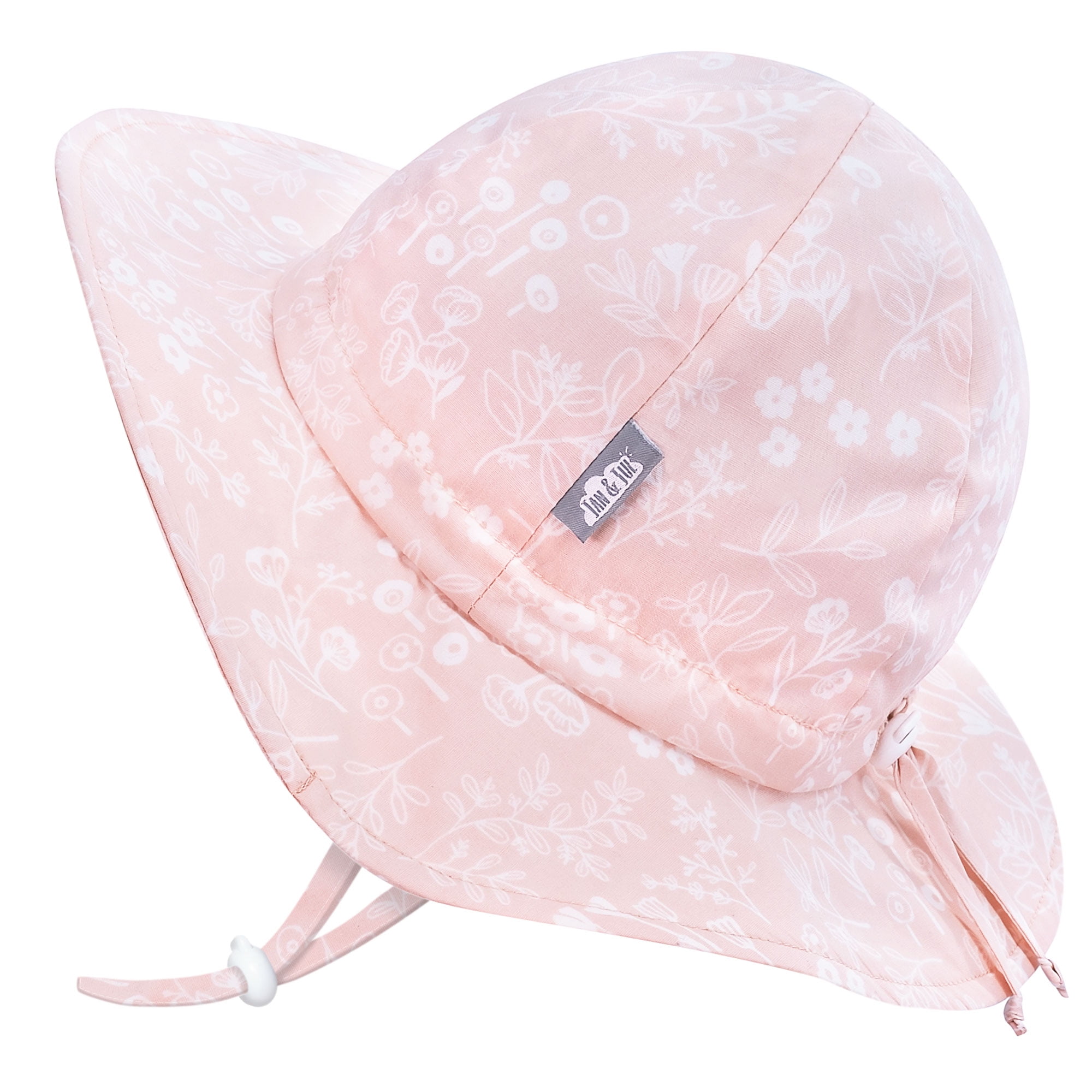JAN & JUL Baby Sun-Hat Girl Adjustable for Growth with Strap (S: 0-6 ...