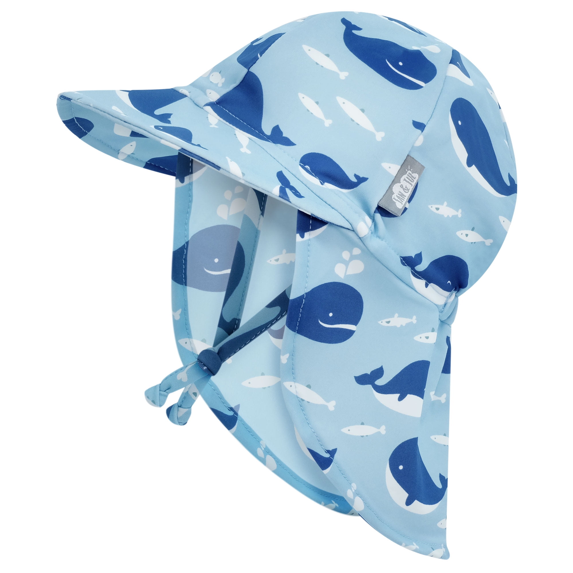 JAN & JUL Baby Sun-Hat with Neck Flap for Boys, Beach Cap with UV ...