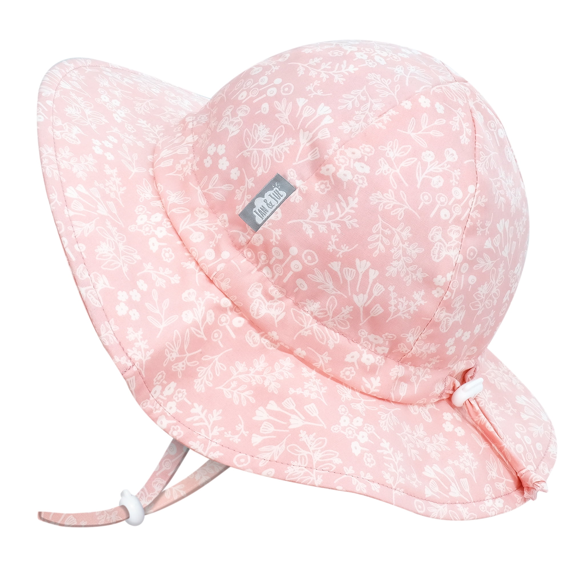 JAN & JUL Girls' Cotton Sun-Hat, Packable Beach Hat with UV Protection ...