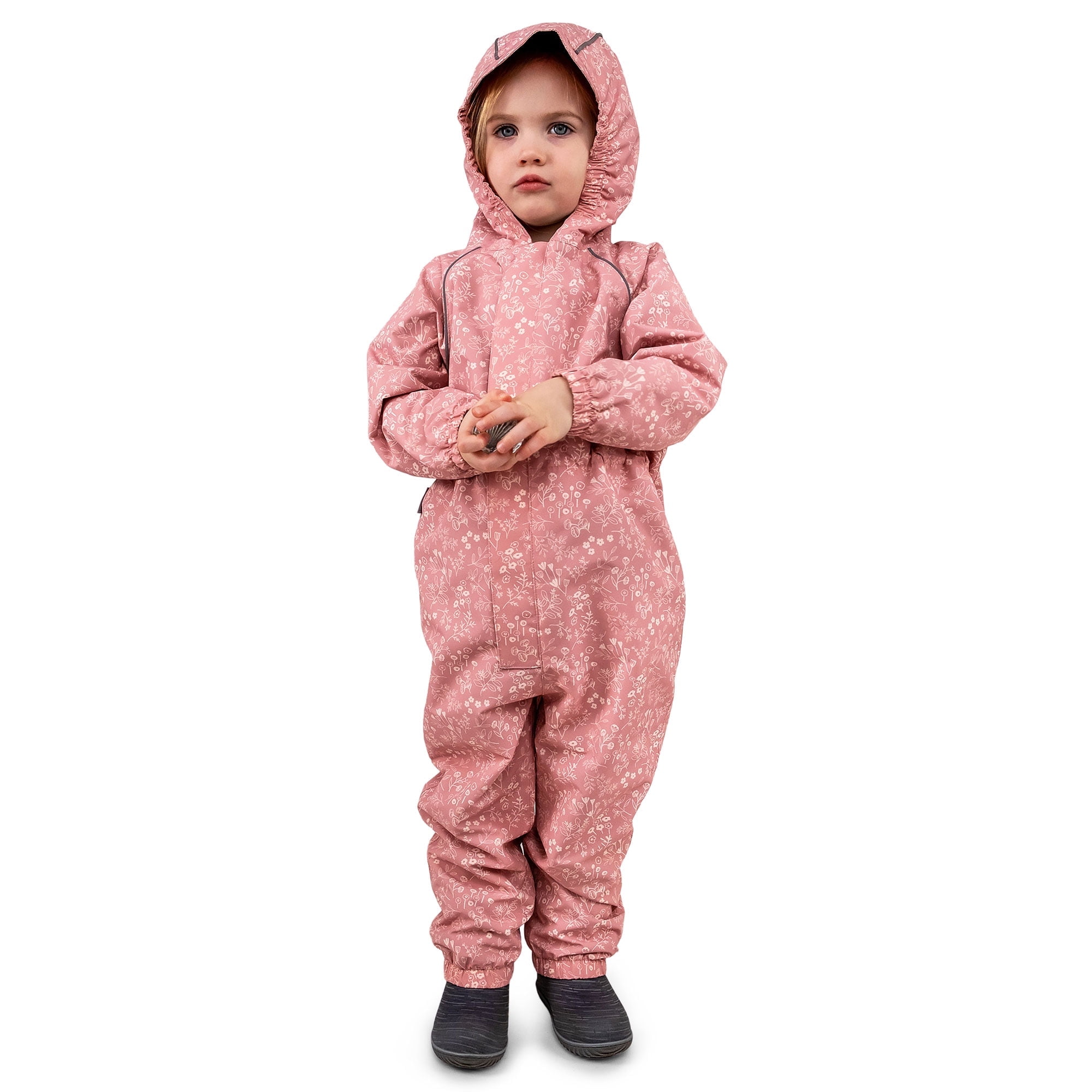 JAN & JUL Girls Rain Suit, Waterproof Coverall for Kids (Puddle-Dry ...