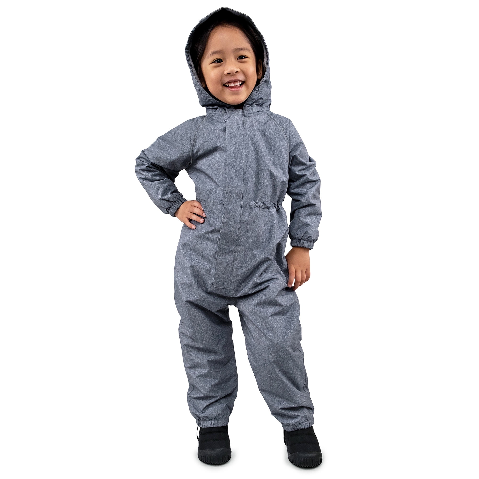 JAN & JUL Kids Rain Coverall, Waterproof Suit for Girls or Boys (Cozy ...