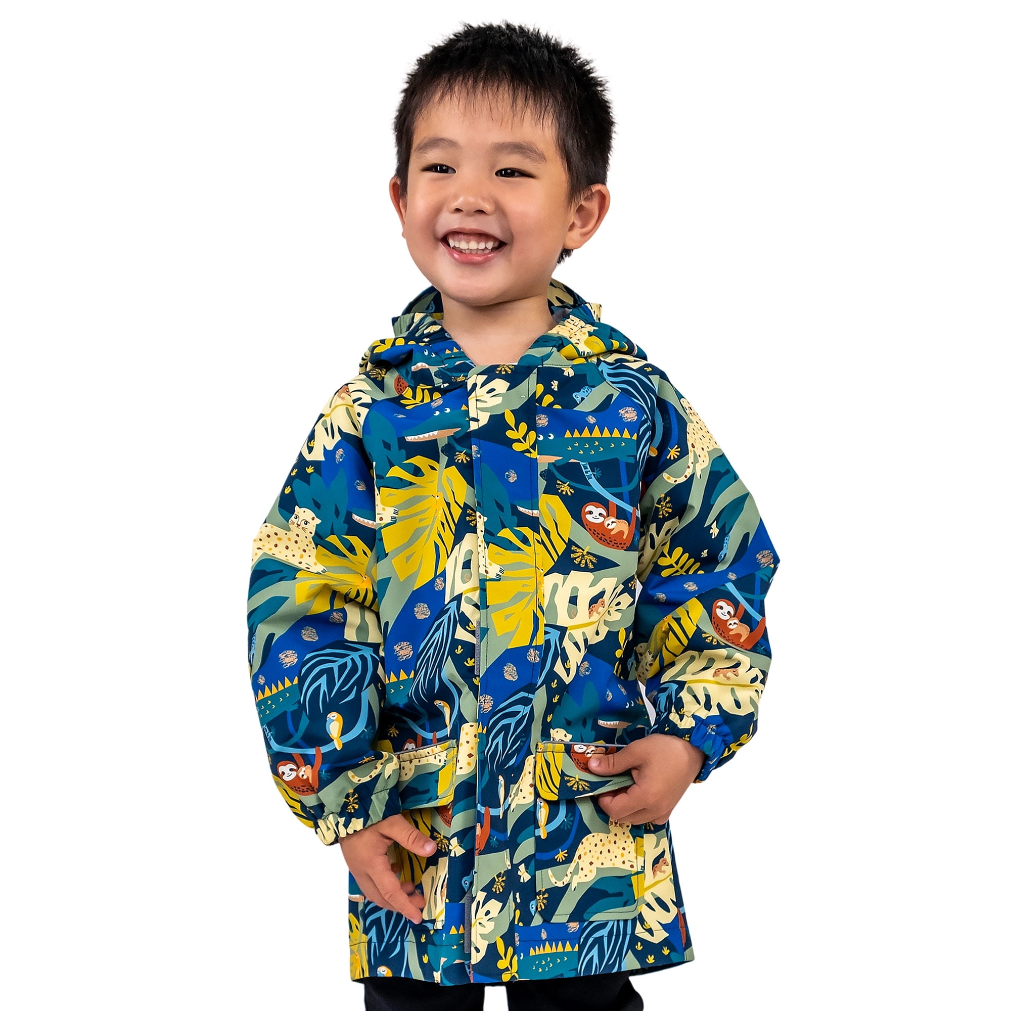 JAN & JUL Kids Rain Jacket for Boys and Girls, Waterproof Windproof ...