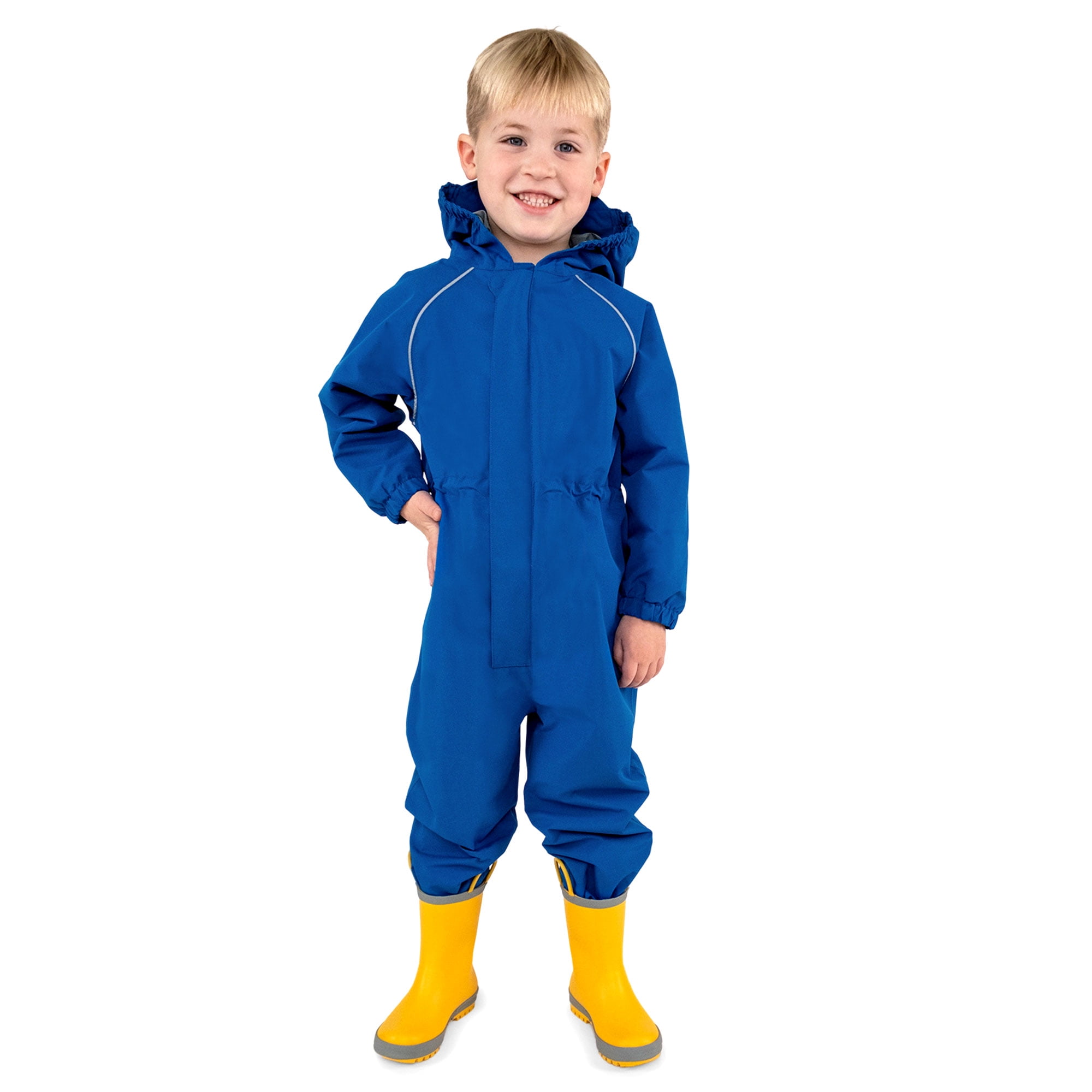JAN & JUL Kids Rain Suit, Hooded Coverall for Girls Boys (Puddle-Dry ...