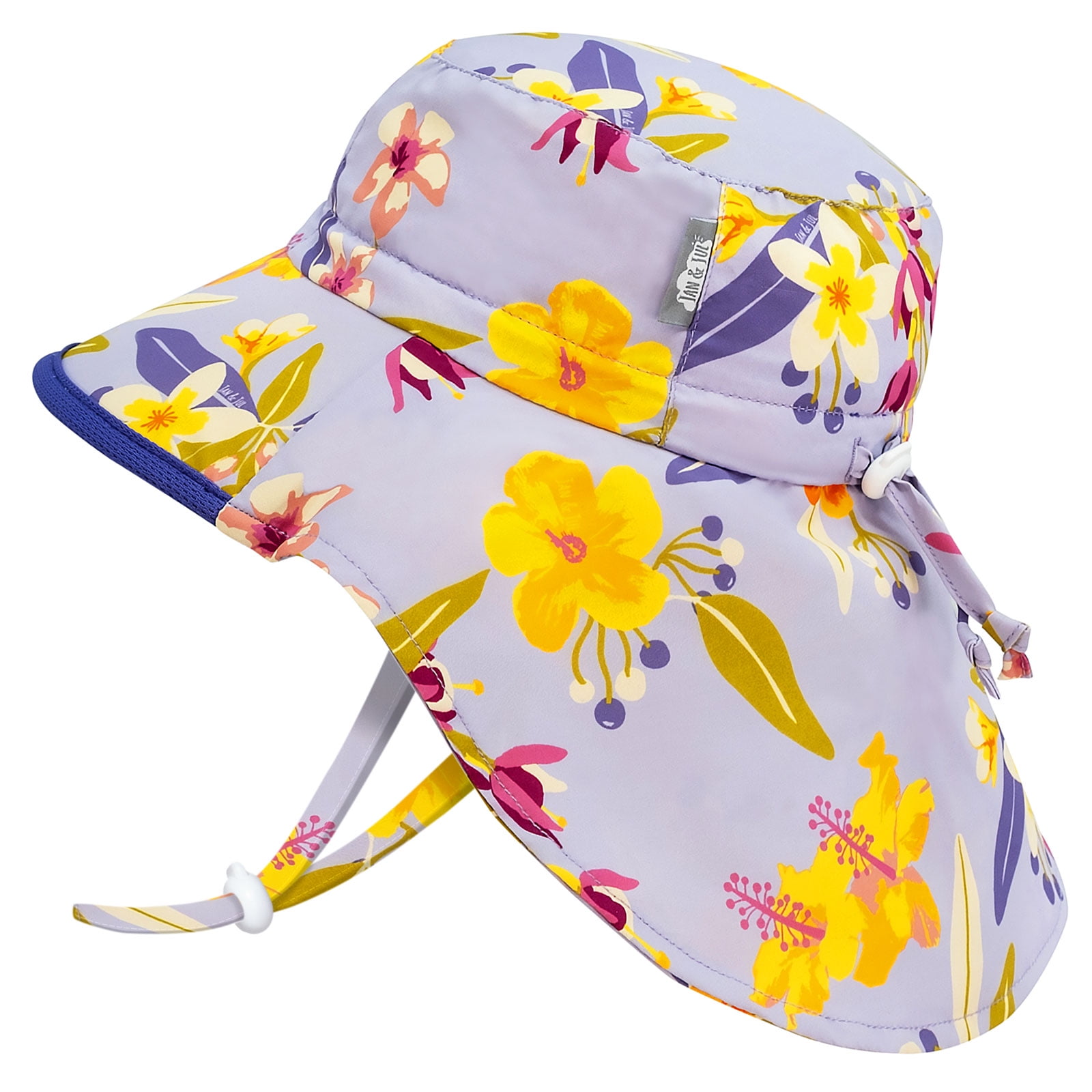 JAN & JUL Little Girls Beach Hats with UPF Sun Protection (L: 2-5T ...