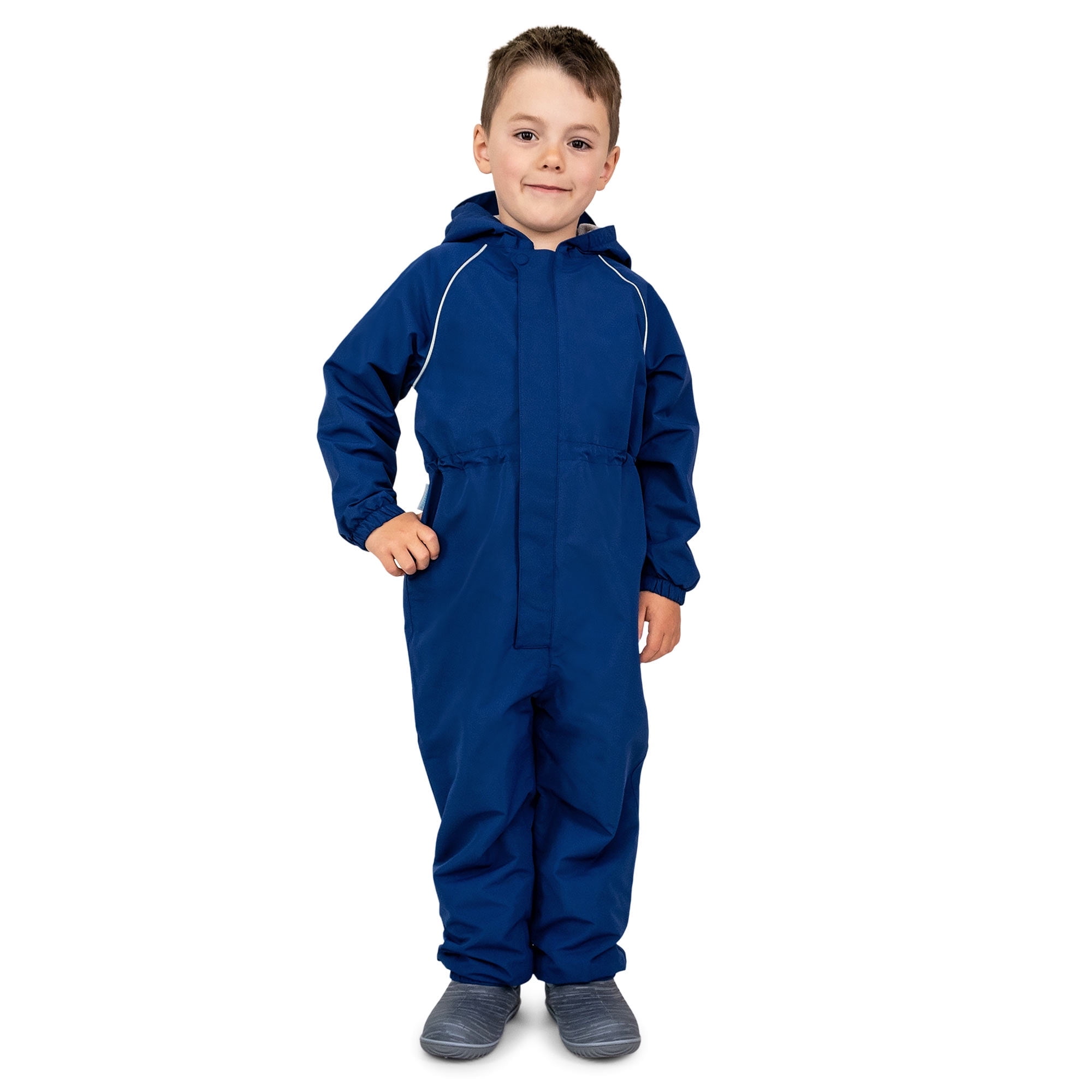 JAN & JUL Rain Coverall Suit for Kids, Light-Weight and Packable (Puddle-Dry: Nebula Blue, Size ...