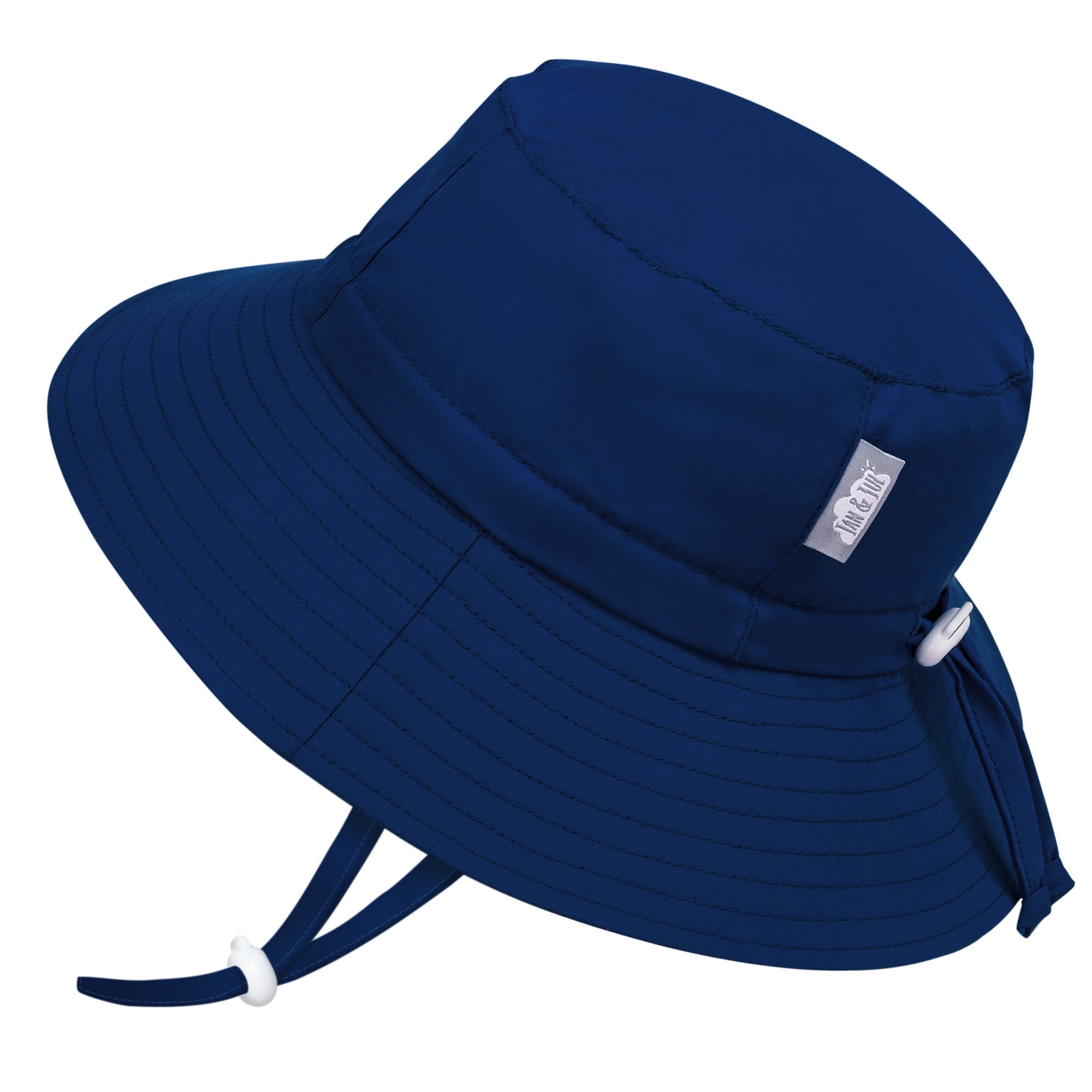 JAN & JUL Sun Protection Boys Swim Hat with Adjustable Strap (XL: 6-12 ...