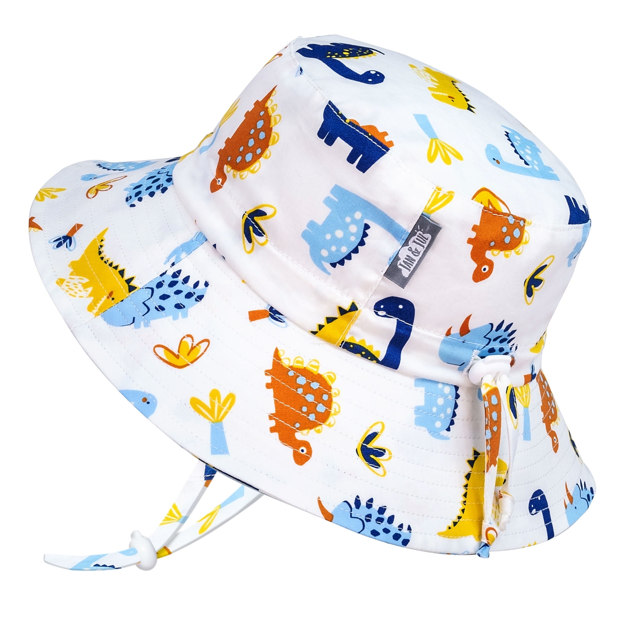 JAN & JUL Sun Protection Kids Bucket Hat, with Strap Adjustable (XL: 6 ...