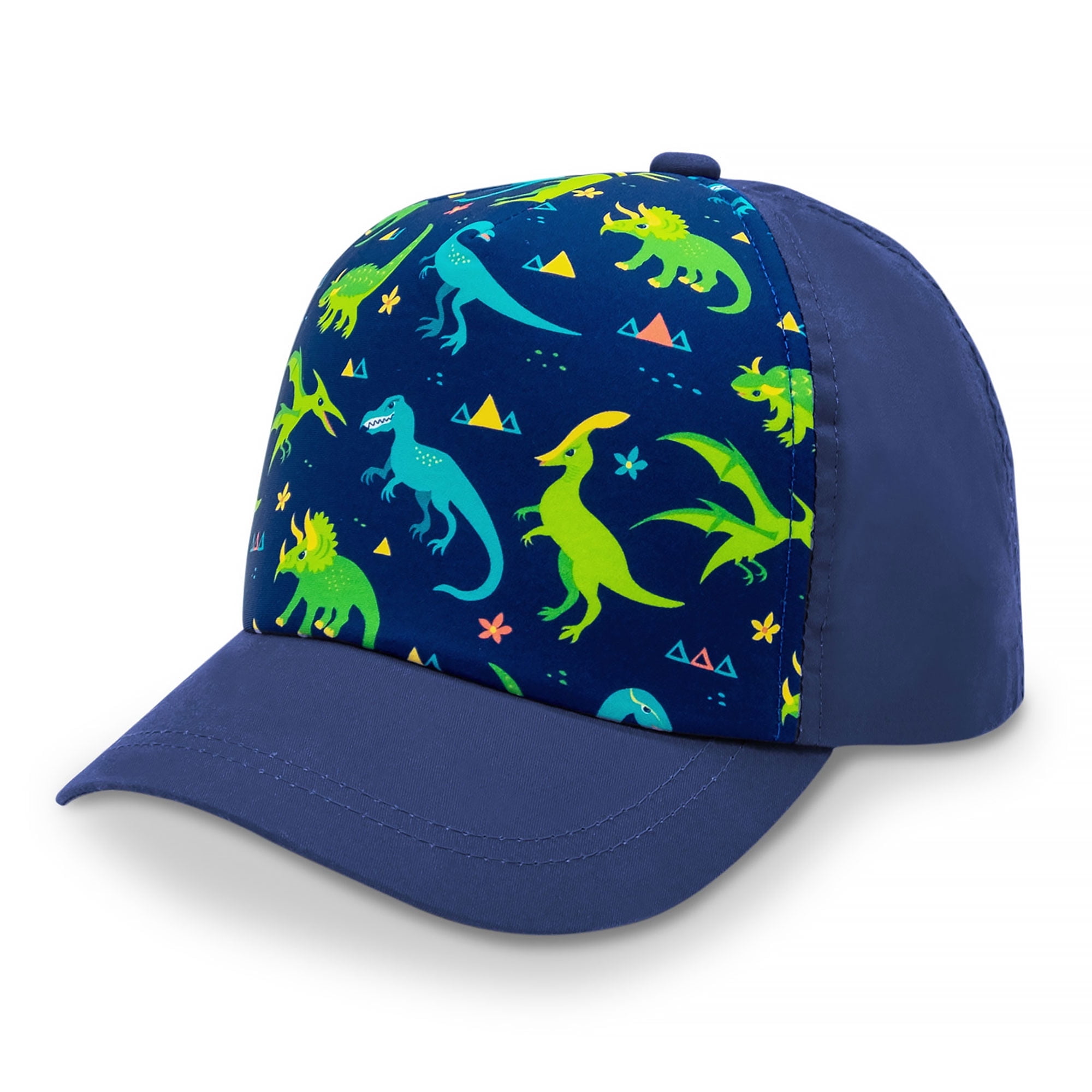 JAN & JUL Toddler Dinosaur Trucker Hats, Cap for Boys (Dinoland, 2-5 ...