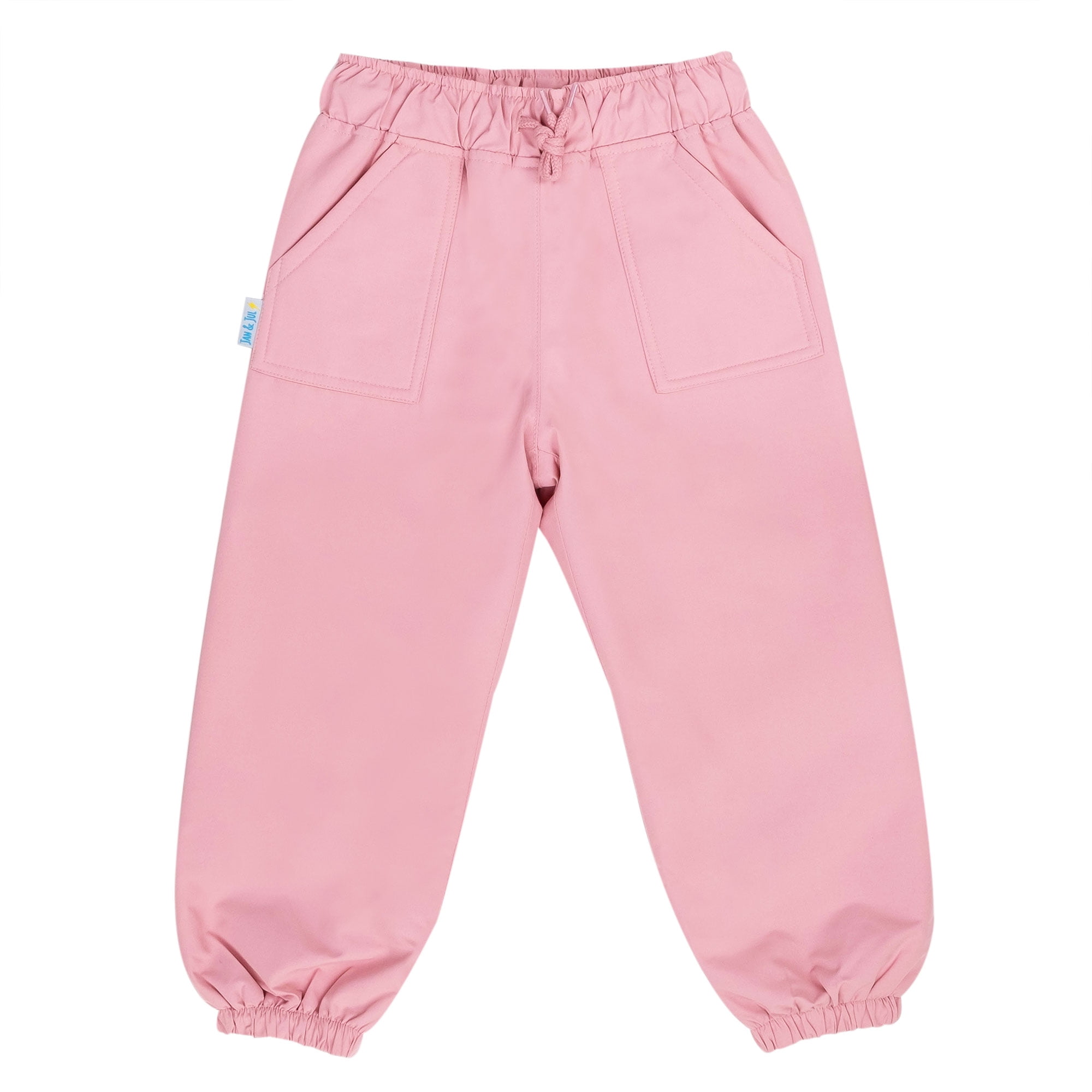JAN & JUL Toddler Rain or Waterproof Pants Girls, Puddle-Dry Pants for ...