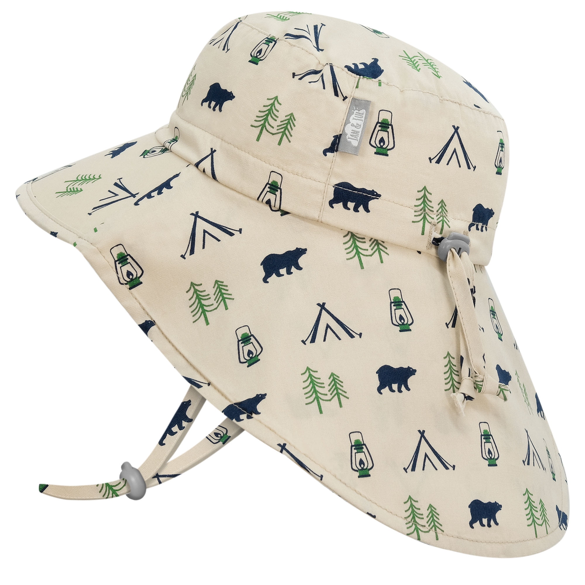 JAN & JUL Wide Brim Infant Boy Sun-Hat Full Protection with Adjustable ...