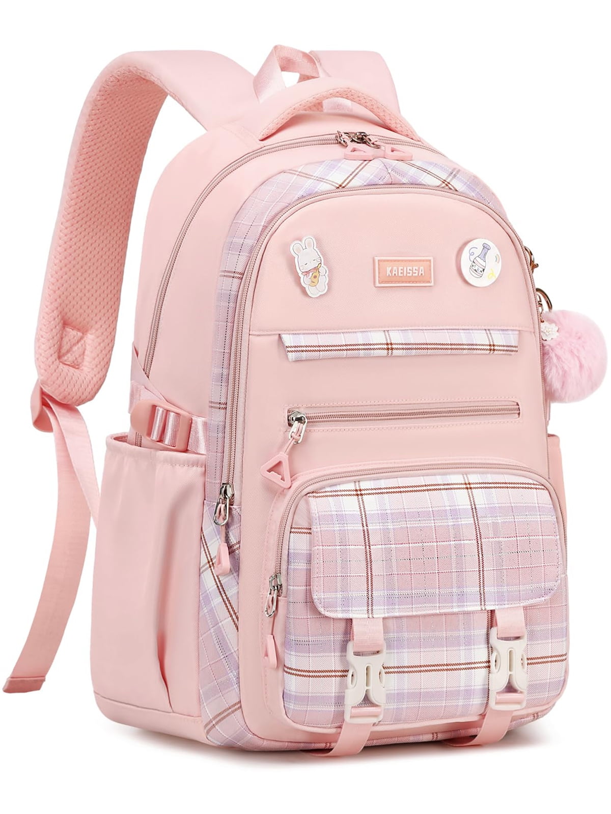 Soda Candy Kawaii Student Backpack, Pink, Ergonomic, Multi-Pocket, 6-14 ...