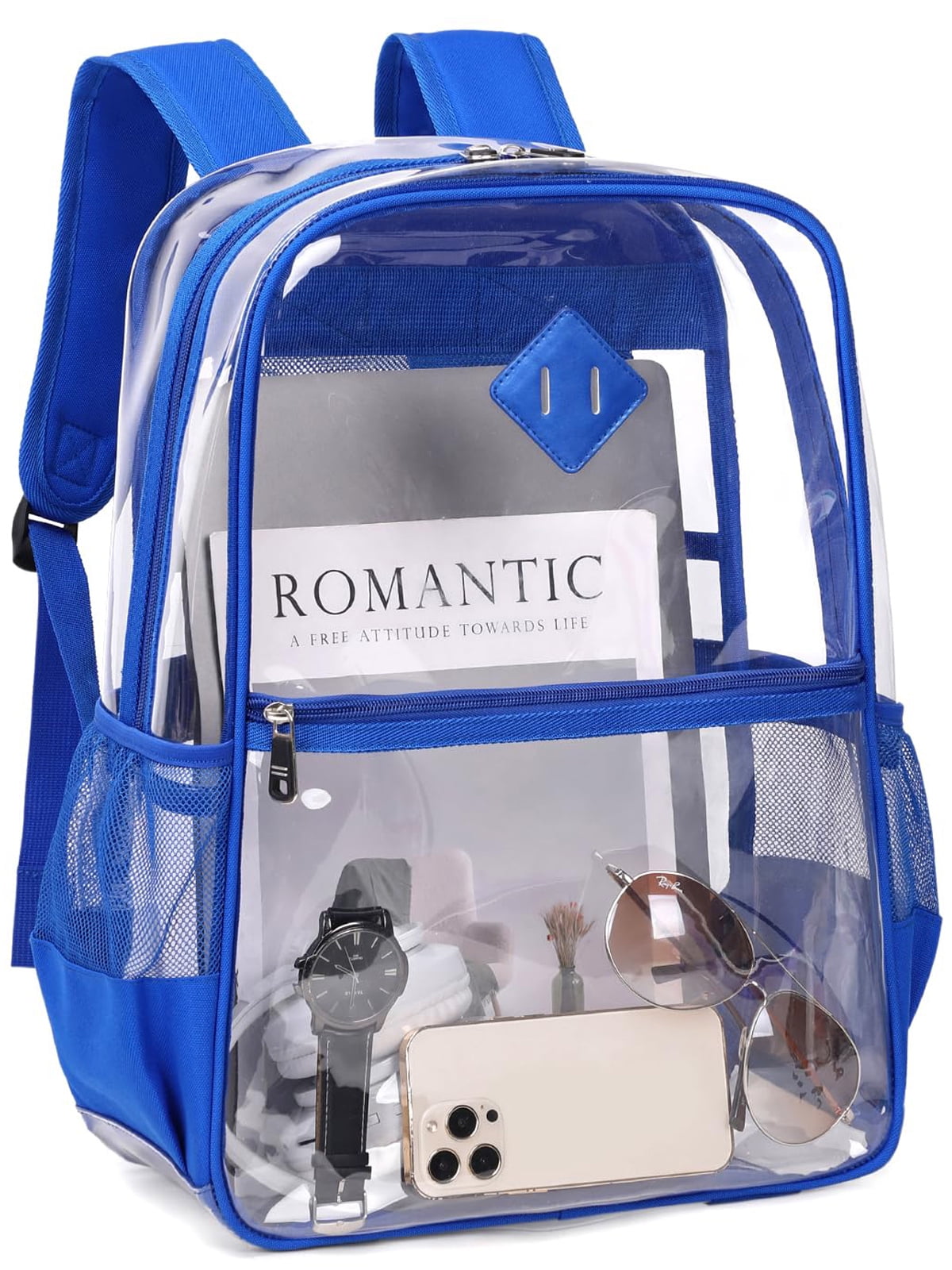 Soda Candy Clear Backpack Heavy Duty Stadium Approved See Through Book ...