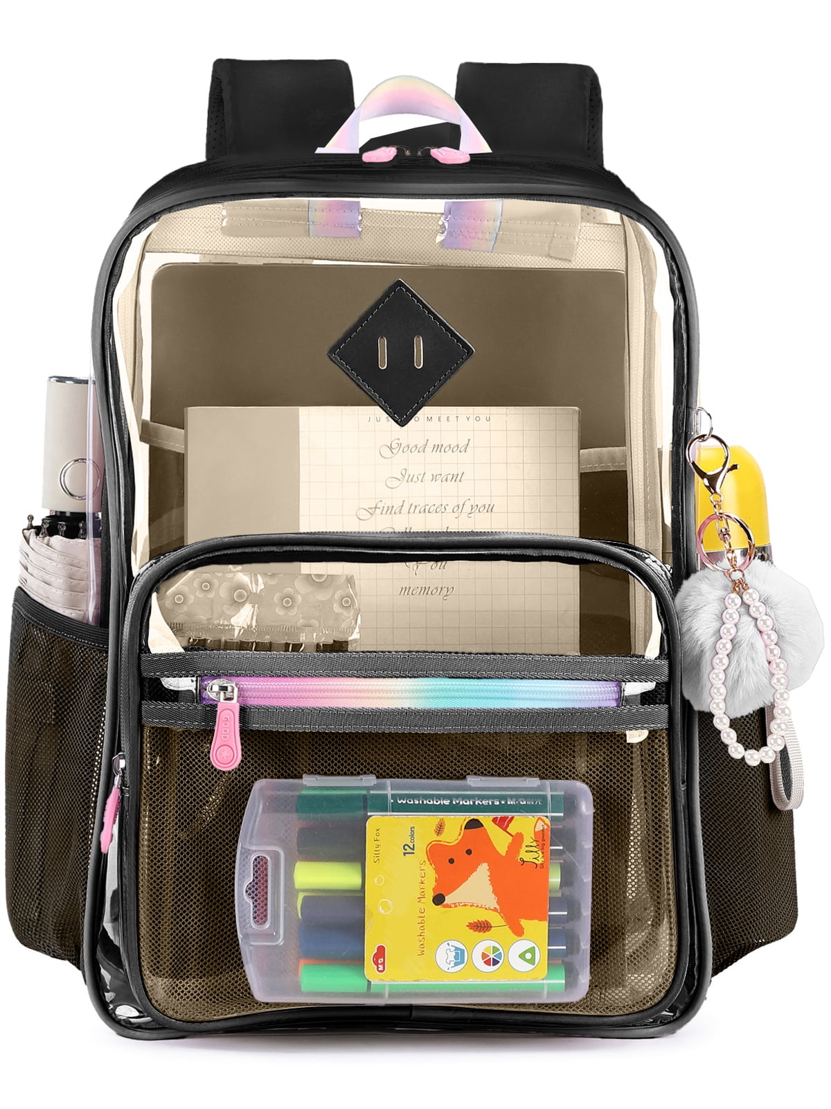 Soda Candy Clear Backpack Stadium Approved Heavy Duty Waterproof TPU ...