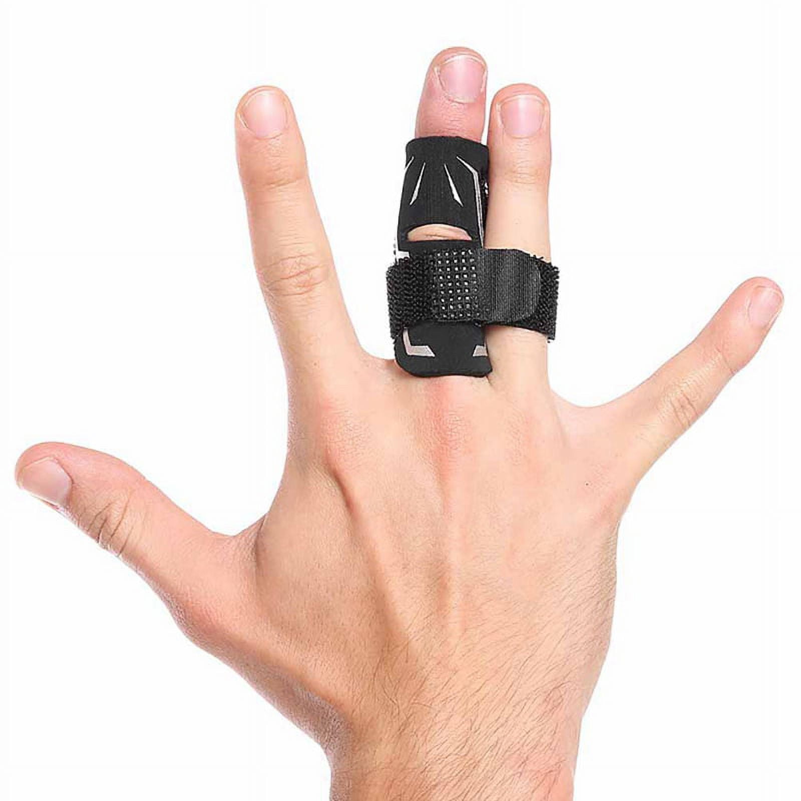 JANDEL Adjustable Finger Splint Wraps, Breathable Foam & Nonslip Grip ...