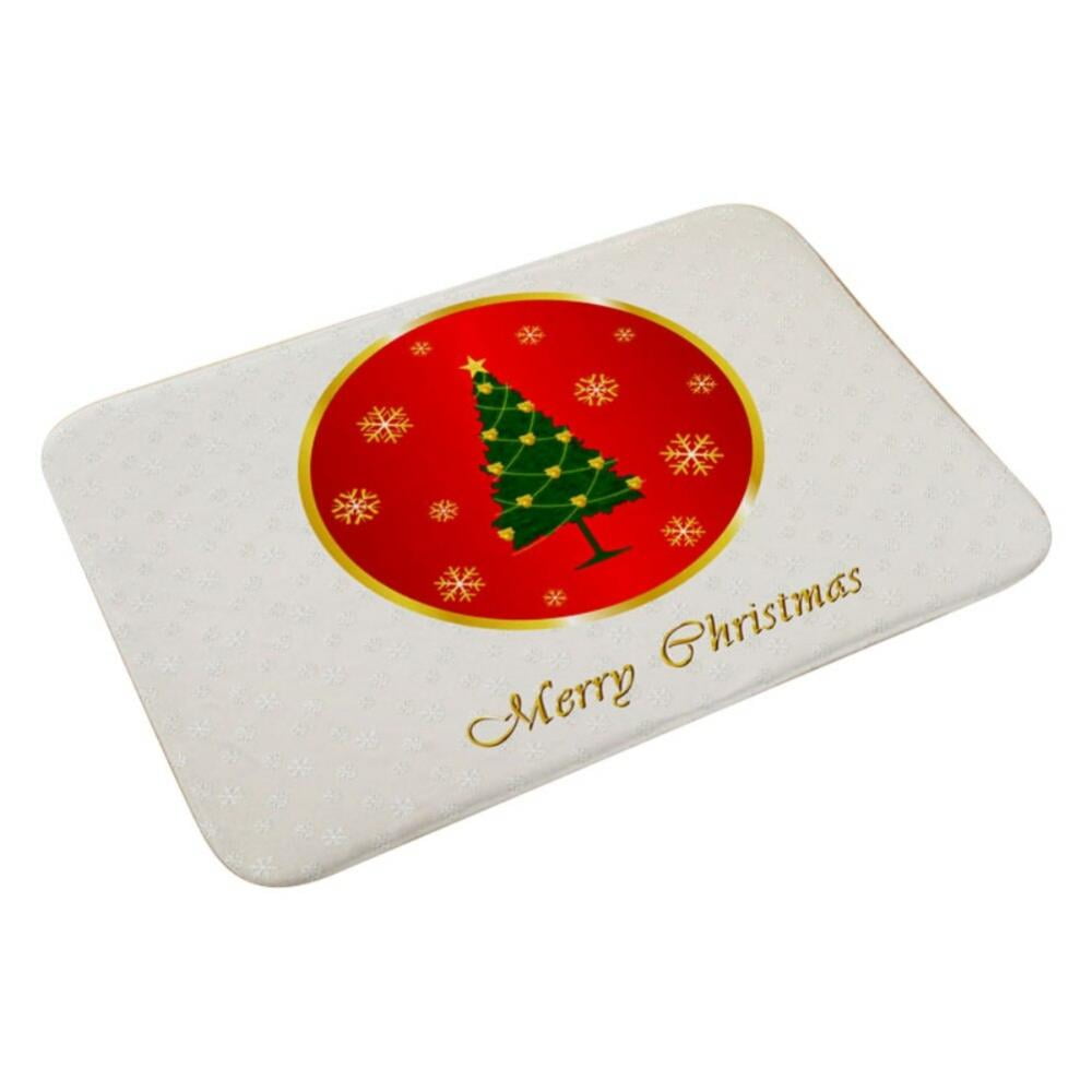 JANDEL Christmas Kitchen Mats, Cushioned Anti Fatigue Red Kitchen Rug ...